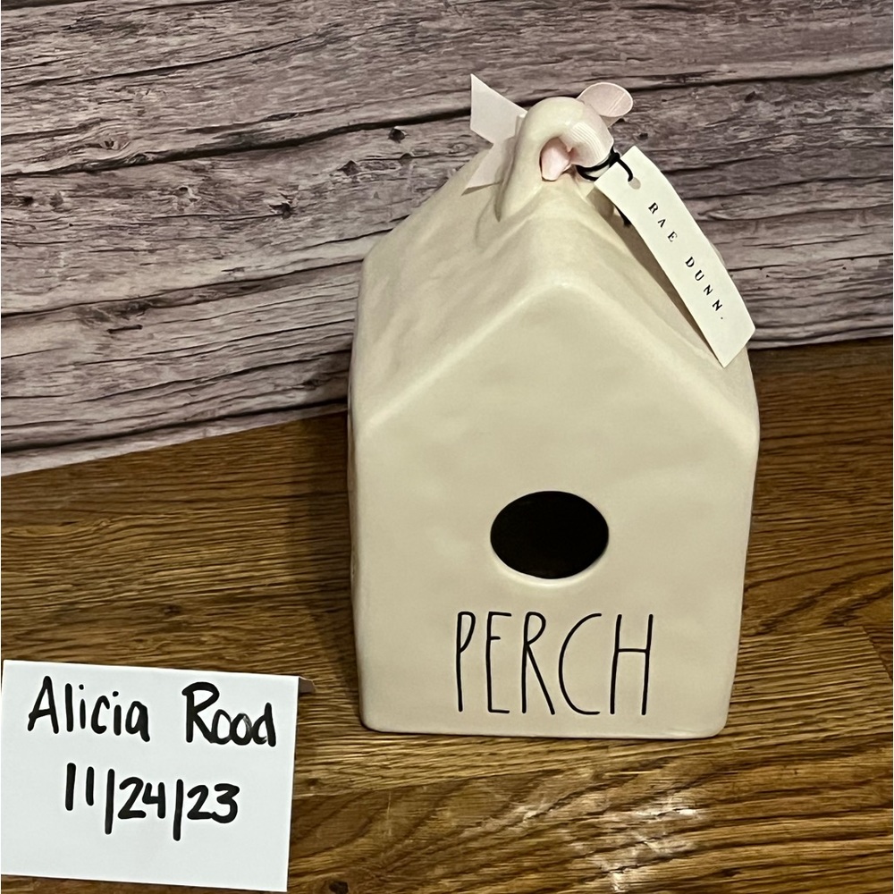 Raedunn “Perch” Birdhouse Table Accent Decor - Gem